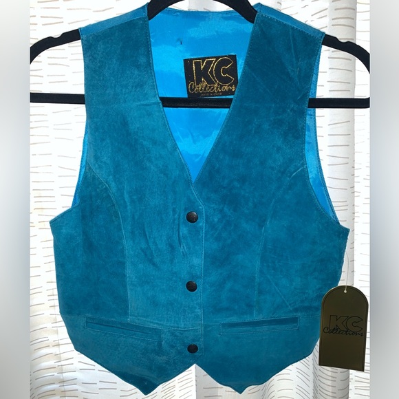 KC Collections | Jackets & Coats | Brand New Authentic Leather Vest ...